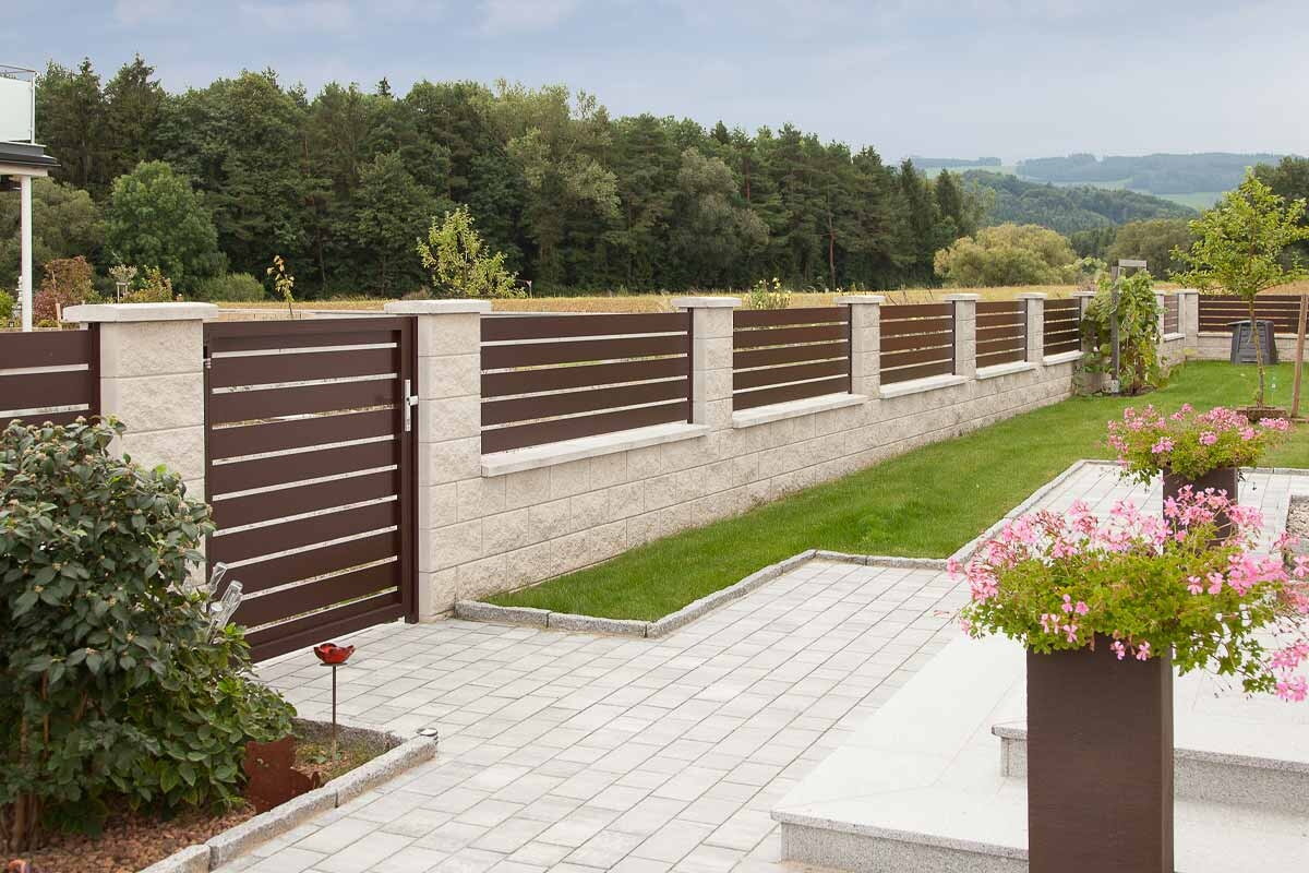 Hliníkový plot Dublin